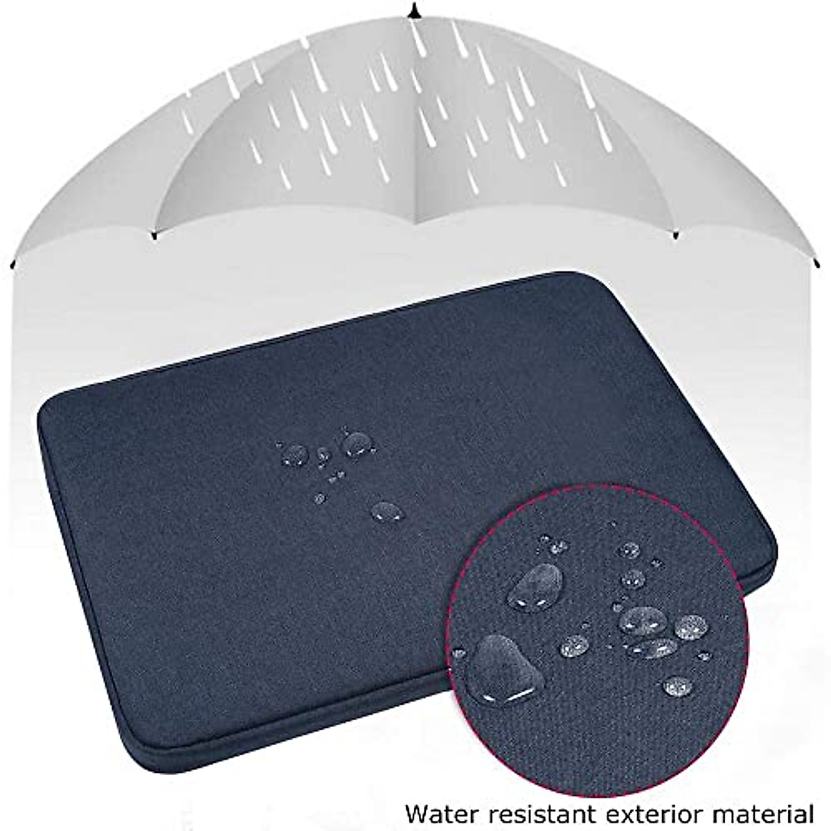 17-17.3 Inch Laptop Sleeve case for HP 17" 17.3" Laptop/HP Pavilion 17.3/HP Envy 17.3,Dell Inspiron 17,Lenovo Ideapad 17.3, LG Gram 17.3, MSI GS75/MSI GE75 17.3, Acer Lenovo and Most 17-17.3 in Laptop