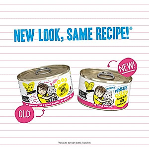 Weruva Best Feline Friend (B.F.F.), Batch 'O Besties Variety Pack, Wet Cat Food, 3oz Can (Pack of 12)