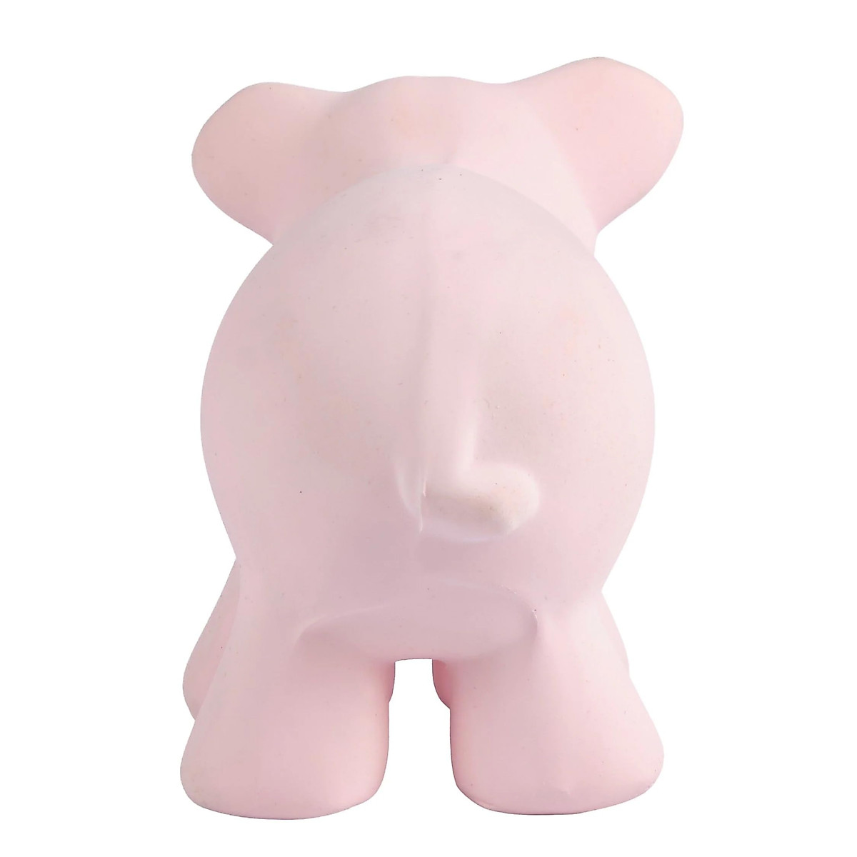 Tikiri My First Farm Animal Pig Natural Rubber Rattle (Pink)