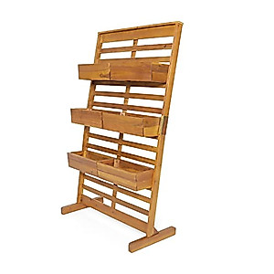 Christopher Knight Home Thiago Outdoor Plant Stand, Teak
