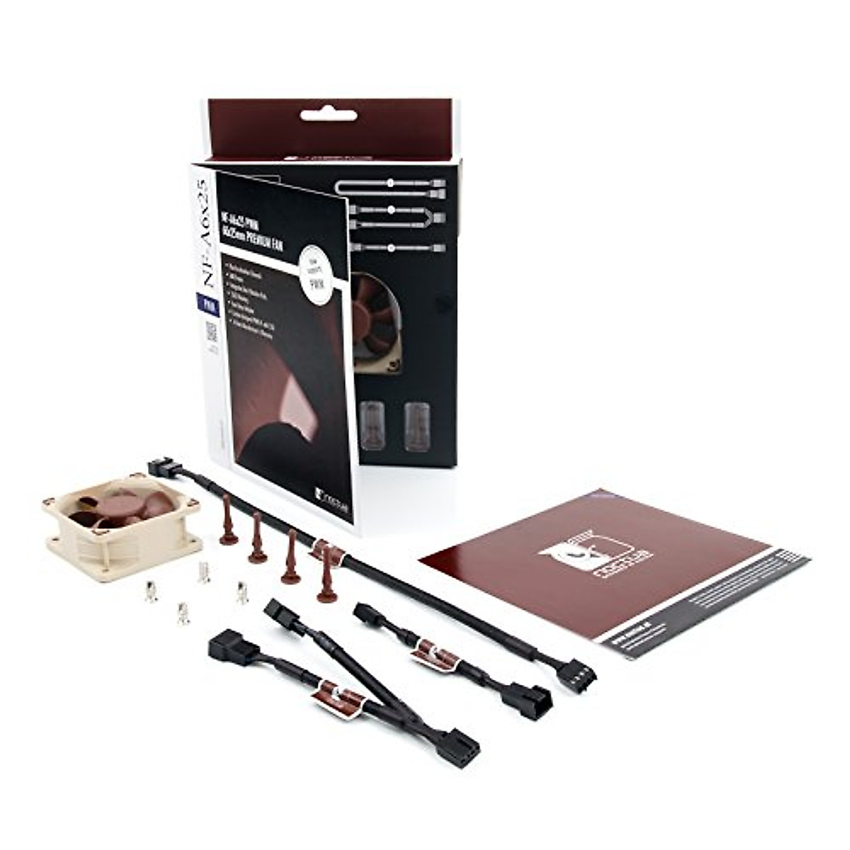 Noctua NF-A6x25 PWM, Premium Quiet Fan, 4-Pin (60mm, Brown)