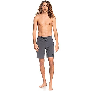 Quiksilver Mens Surfsilk 18" Boardshort - Arch (Iron Gate, 30)