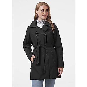 Helly-Hansen Womens Welsey Ii Trench, 990 Black, Large