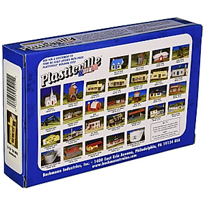 Bachmann Trains - PLASTICVILLE U.S.A. BUILDINGS – CLASSIC KITS - SUPERMARKET - HO Scale