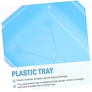 POPETPOP Chinchilla Cage Accessories Plastic Bins 4pcs Hamster Cage Tray Hamster Cages Small Pet Cage Supplies Plastic Tray Hamster Supplies Plastic Chassis Guinea Pig Bedding Plastic Trays