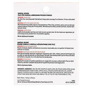Physicians Formula Mineral Wear Talc-Free Mineral Airbrushing Pressed Powder Translucent | Dermatologist Tested, Clinically Tested