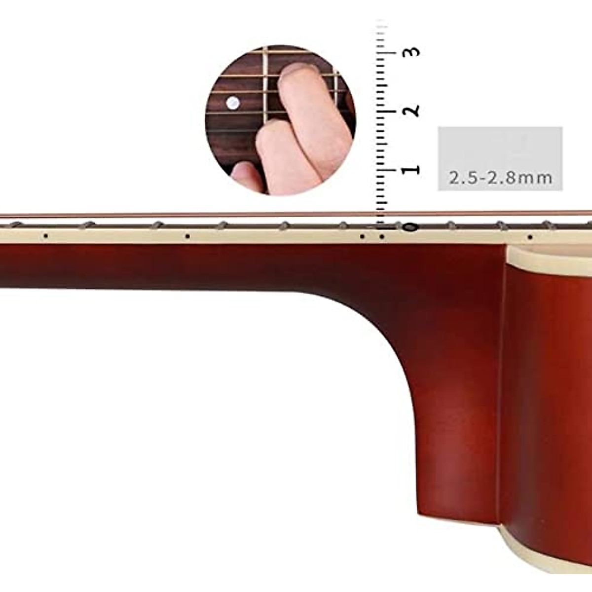 MUWIZ Guitar Kit, String Instrument Electronic Guitar 38inch Beginner Acoustic Guitar, Starter Kit, Cutaway Guitar of Solid Wood Veneer, Comes with A Guitar Backpack (Color : N, Size : 38inch)