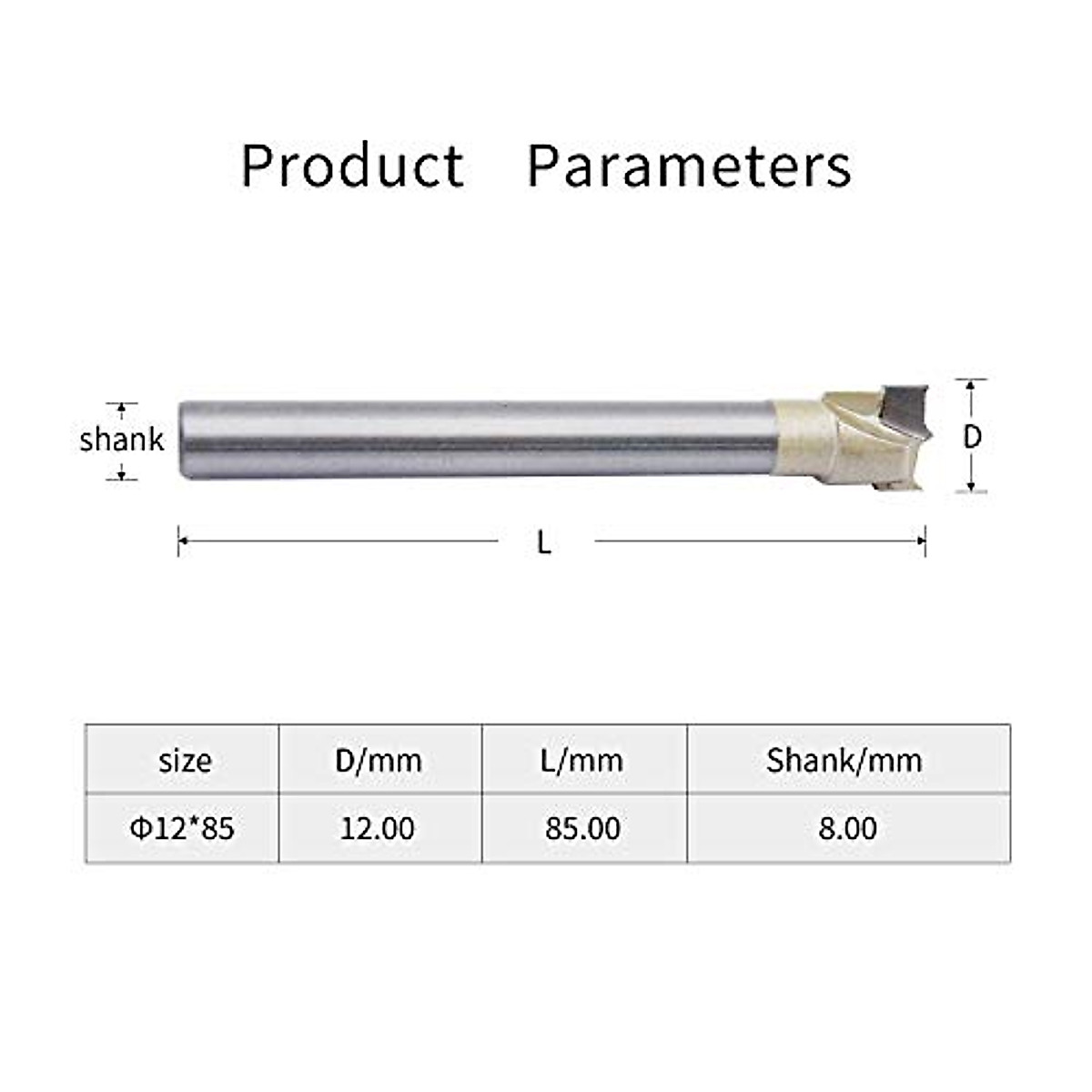 TIDEWAY Forstner Drill Bit Woodworking Hole Saw Wood Cutter Dia 15/32"(12mm)