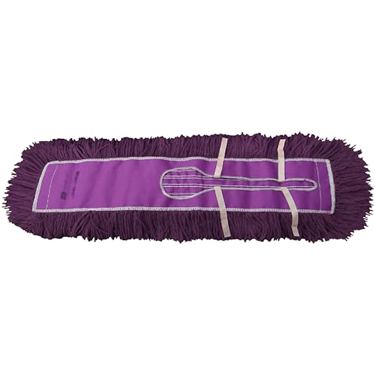Ultimate Dust Mop Kit: Industrial-Grade Performance, Heavy-Duty Frame, Telescopic Handle - Purple 48 Inch