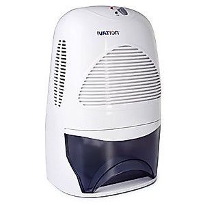Ivation IVADM35 Powerful Mid-Size Thermo-Electric Dehumidifier - Quietly Gathers Up to 20 Ounces of Water Per Day - for Bath Room, Basement, Attic, Boats, Rv Ect - for Spaces Up to 2,200 Cubic Feet