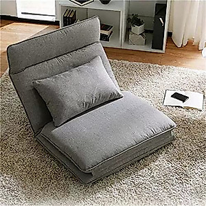 JYDQM Indoor Floor Sofa Bed Sleeper 14 Position Adjustable Living Room Daybed Recliner Sofa Couch Folding Lounge