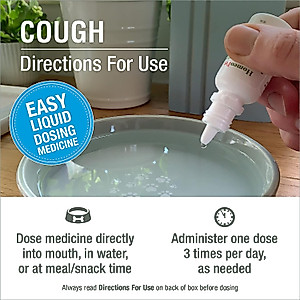 HomeoPet 2 Pack of Cough, 15 milliliters each, Homeopathic Remedy for Pets' Coughs and Colds