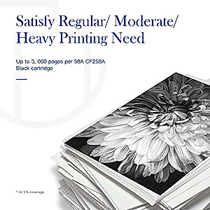 Valuetoner 58A CF258A Compatible Toner Cartridge Replacement for HP 58A CF258A CF258X 58X to use with Pro M404dn M404n M404dw MFP M428fdw M428dw M428fdn Toner Printer M404 M428 (Black 2-Pack)