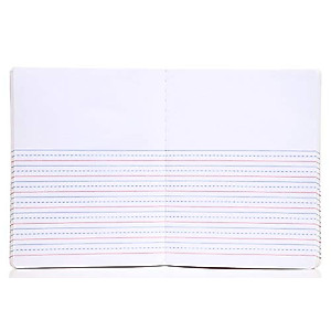 Mintra Office Composition Notebooks, Primary Ruled, (4 Pack, Blue Cover), 80 Sheets. Creative, Hardcover Book, Grade K-2, 7.5in x 9.75in, For School, Home, Business, Office