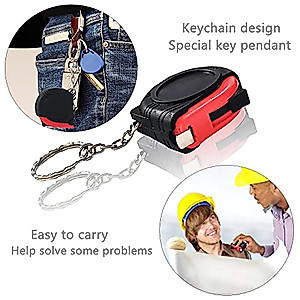 4 Pack 100cm/3ft Retractable Tape Measure,Metric/Inch Accurate Keychain Tape Measure,Kids Tape Measure,Locking Small Measuring Tape with Autowind Measurement Tape for Body Measuring