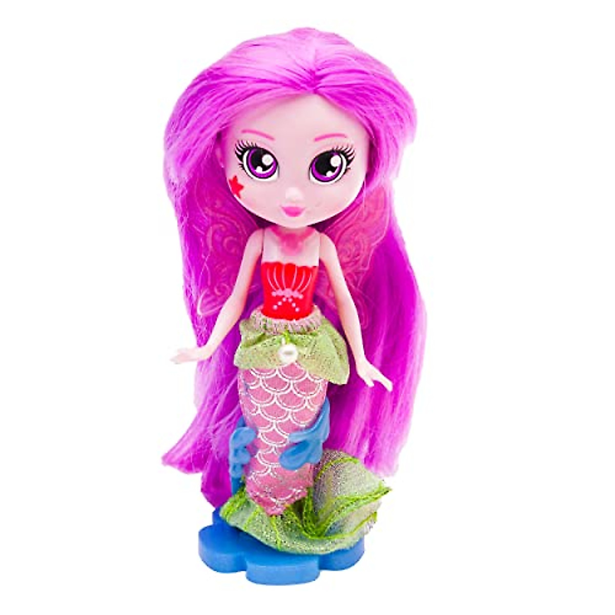 Bright Fairy Friends BFF Mermaid Doll with Color Change Wings, 4 Surprise Mermaid Accessories, Motion Activated Light up Jar, Ideal Nightlight for Kids, Gifts for Kids 3 Years and Older