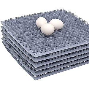 Duncan's Chicken Nesting Pads (6 PACK) - Dura-Pad Poultry Mats for Bedding and Laying Eggs - Chickens, Ducks, and Hens - Washable Reusable Box Liners with Air Circulation and Waste Filtering