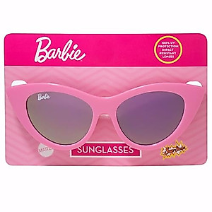 Sun-Staches Barbie Adult Sunglasses | Official Barbie Pink Women's Shades | UV 400 | One Size Fits Most