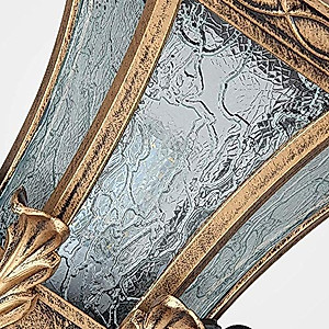 Pumnple 0.8M Outoor Post Light Garden Décor High Pole Pillar Lantern External Landscape Waterproof Street Column Lamp Luxury Colonial Classical Bronze Aluminum Fixture IP65 Rated