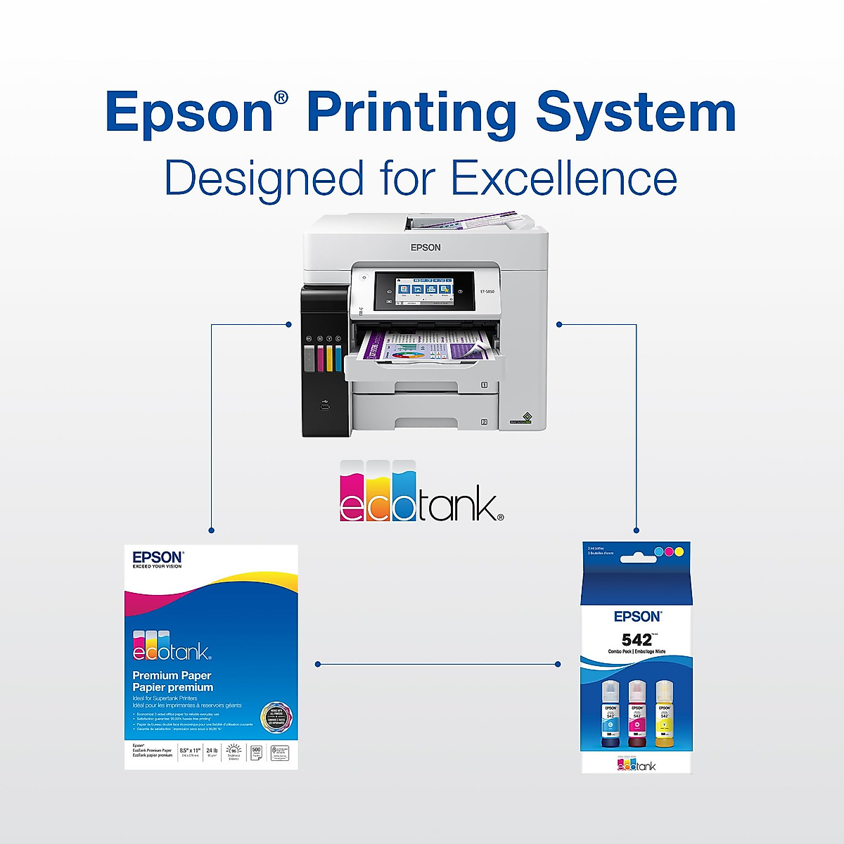 Epson EcoTank 542 Ink - Yellow
