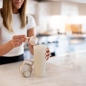 Simple Modern Shaker Bottle Flip Lid | Reusable Replacement Lid ONLY Fits Simple Modern, S|M | BPA Free Plastic | Protein Mixes, Shakes, and Pre Workout | Rally Collection | Midnight Black