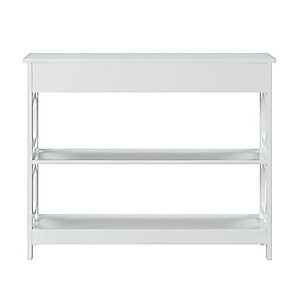 Convenience Concepts Omega 1 Drawer Console Table, White
