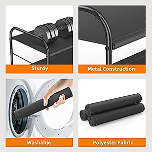 Coonoor 2-Tier Long Shoe Rack Storage for Wide Shoe Shelf Organizer,Black