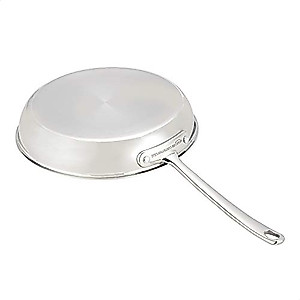 AmazonCommercial Tri-Ply Non-Stick Stainless Steel Fry Pan, 10 Inch