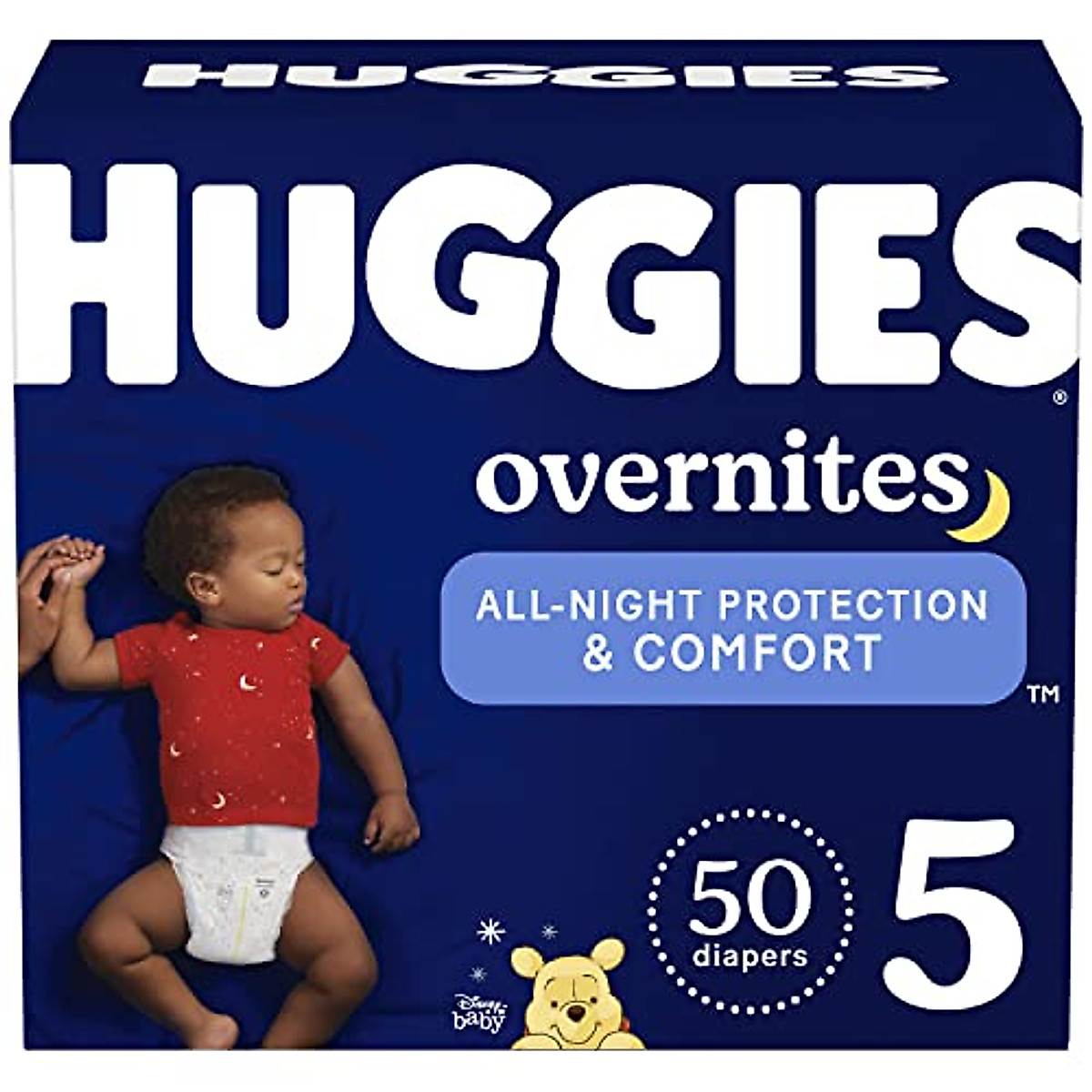 Huggies Overnites Diapers, Size 5