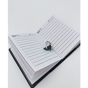 swqfzki 2 Pcs Dolphin Color Change Ring Adjustable Size Emotional Feeling Mood Ring for Girls Women