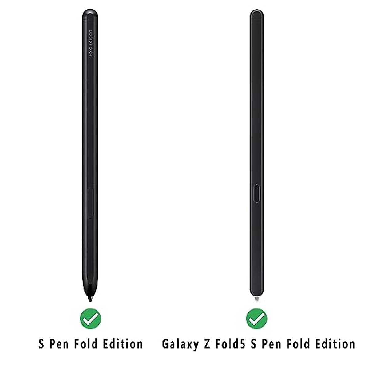 KUGEW for Samsung Galaxy Z Fold 5 Case with S Pen Holder & Camera Cover, Luxury Leather Wallet Phone Cover Built-in S Pen Slot Kickstand Function Card Holder Hinge Protection Shockproof (Blue)