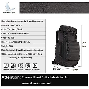 Extra Large Waterproof Hiking Backpack | 70L/85L Durable Rucksack