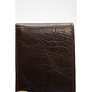 FRYE Men's Logan Slim Id Billfold, Dark Brown, One Size