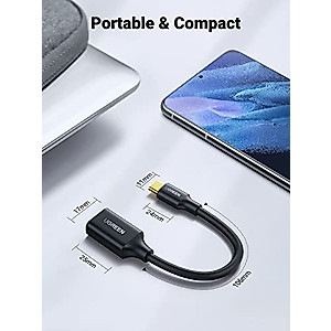 UGREEN USB C to USB 3.1 Adapter,USB C Female to USB Male Adapter,Type C Adapter OTG Cable Compatible with MacBook Pro 2022, MacBook Air/Mini,iPad Mini/Pro 2022, Samsung Galaxy S22 Google Pixel