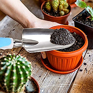 Codirom Garden Tools Set 5PCS Gardening Tools Planting Trowel Garden Shovel Garden Rake Transplant Tools