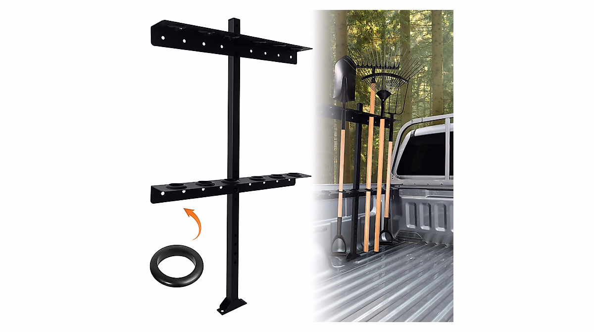 Trailer Racks for Lawn Equipment, Trailer Tool Rack Shovel Holder for ...