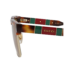 Gucci GG0603S 006 Havana/Brown GG0603S Rectangle Sunglasses Lens Category 2 S