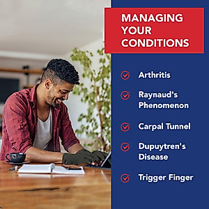 Doctor Developed Compression Gloves for Women and Men/Open-Finger Arthritis Gloves/Typing Gloves/Hand Compression Gloves for Arthritis & Carpal Tunnel, With Doctor Handbook (Grey, S)