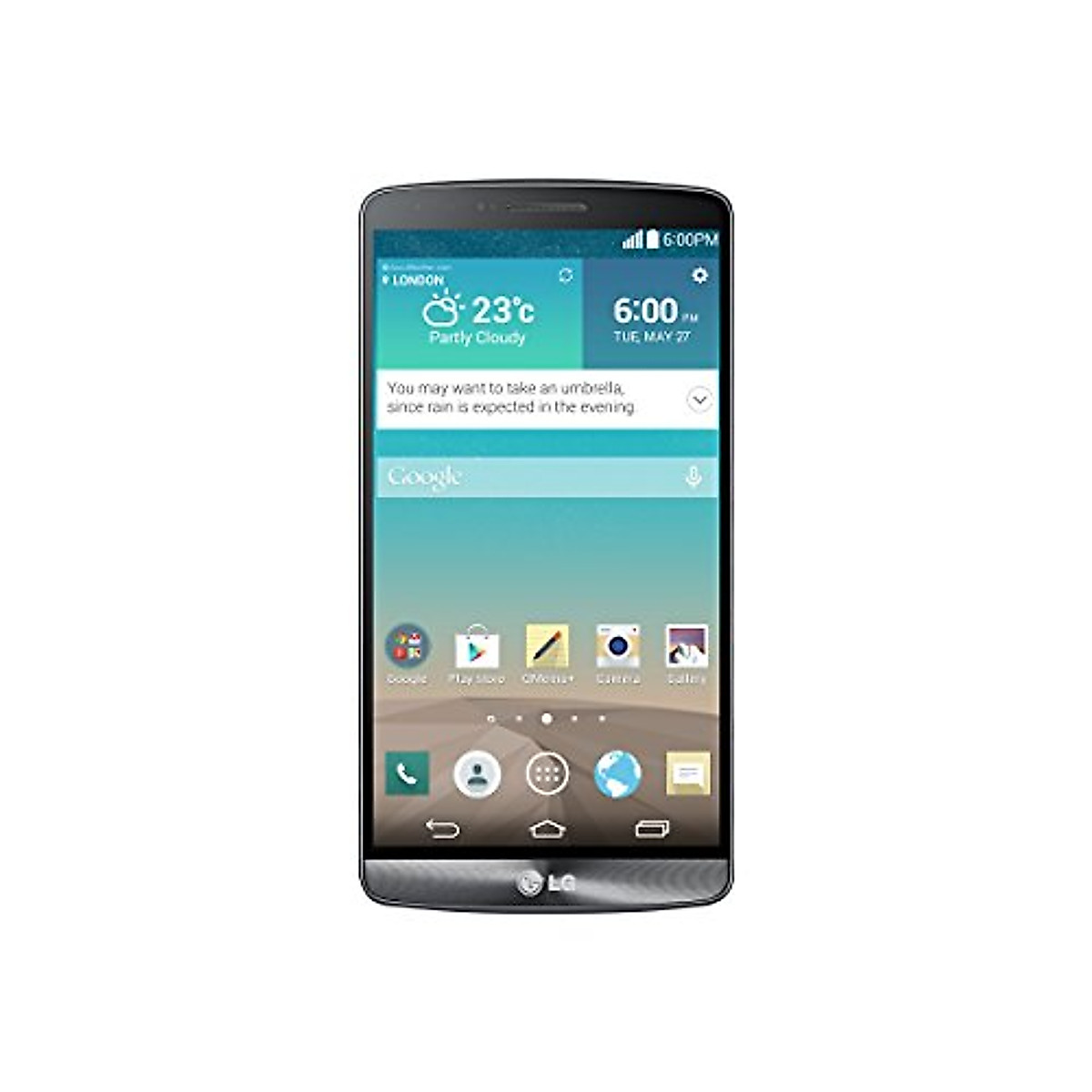 LG G3 D855 Factory Unlocked Cellphone, International Version, 16GB, Black