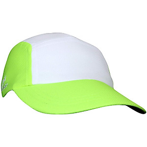 Headsweats Standard Race Hat (White/Hi Viz Yellow), One Size