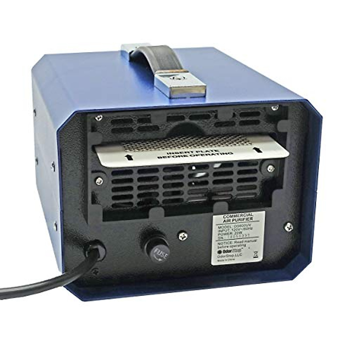 OdorStop OS600UV Professional Grade Travel Size/Mini Ozone Generator/UV Air Purifier for Areas of 600 Square Feet+, For Deodorizing and Purifying Small Spaces Such as Hotel Rooms