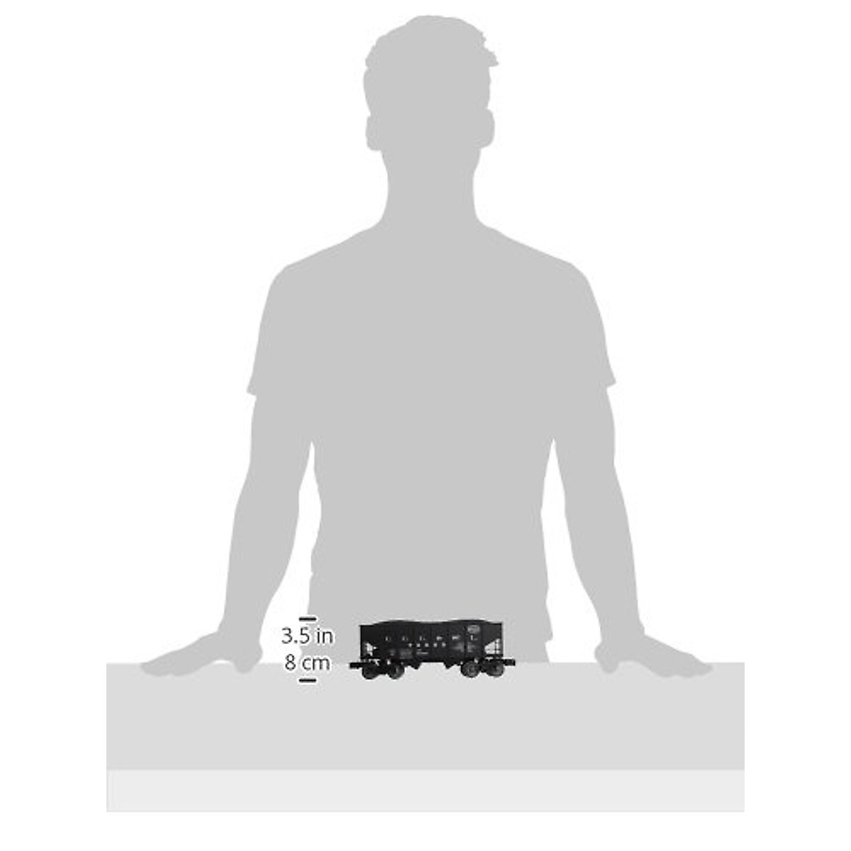 Williams by Bachmann NYC Big Four 2-Bay USRA Outside Braced Hopper Truck, 55 Tons