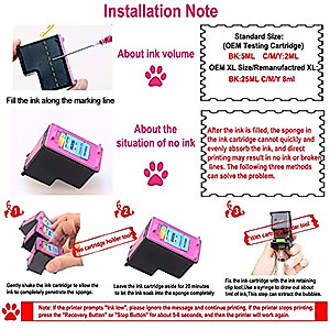 KSI Ink Refill kit 6x100ml forHP 950 951 932 933 60 61 952 902 901 62 63 64 65 21 22 920 940 934 564 711 970 971 94 95 96 Refillable Ink Cartridge for HP Envy 4500 4520 5643 OfficeJet 6500a 6500 6000.