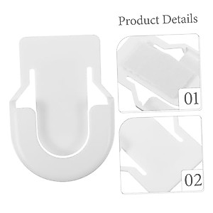 GETAJGHSD Stethoscope Hanging Buckle Stethoscope Accessories Stethoscope Supply Nurse Accessories Stethoscope Replacement Parts Stethoscope Clip for Hospital Stethoscope Holder White