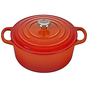Le Creuset Enameled Cast Iron Signature Round Dutch Oven, 3.5 qt. , Flame