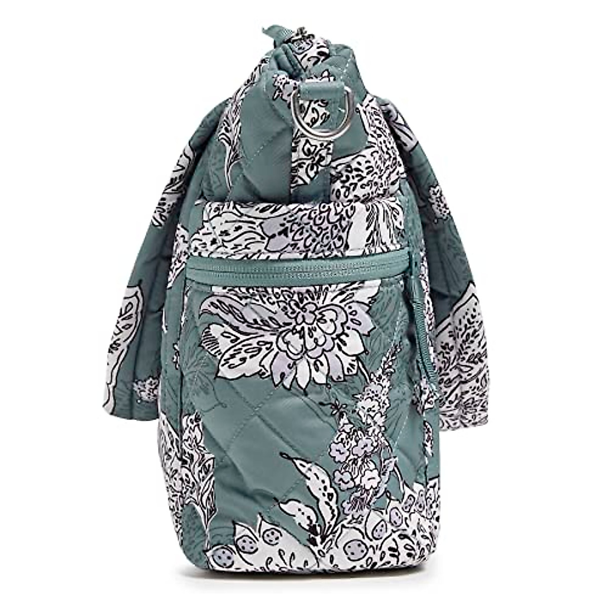 Vera Bradley Women's Performance Twill Small Multi-Strap Tote Bag, Tiger Lily Blue Oar, One Size