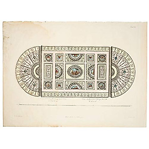 Design of the Ceiling of the Library or Great Room at Kenwood