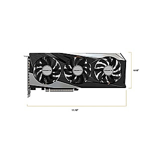 GIGABYTE Radeon RX 6500 XT GAMING OC 4G Graphics Card, WINDFORCE 3X Cooling System, 4GB 64-bit GDDR6, GV-R65XTGAMING OC-4GD Video Card