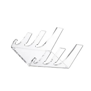 YZYDF Acrylic Food Display Stand 2/3 Layer Setting Plates Rack for Restaurants Multilayer Dinnerware Holder