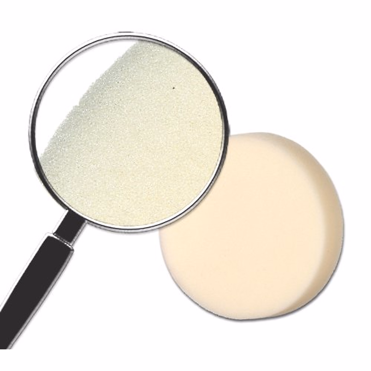 Cyclo (72-110x4-4PK) White Foam Finishing Pad with Loop, (Pack of 4)